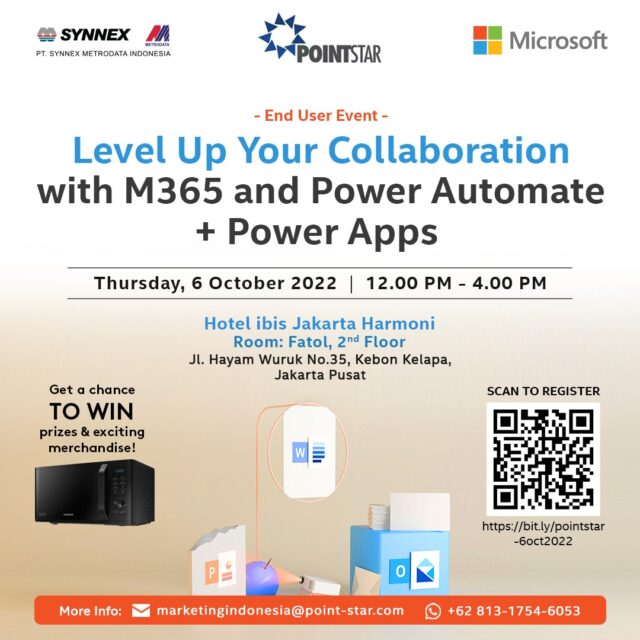 Level Up Your Collaboration with M365 and Power Automate + Power Apps - PointStar Indonesia